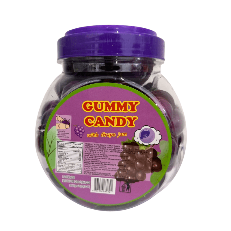 Gummy Candy With Grape Jam 10g 50 Pack - Online Wholesaler | JGM ...