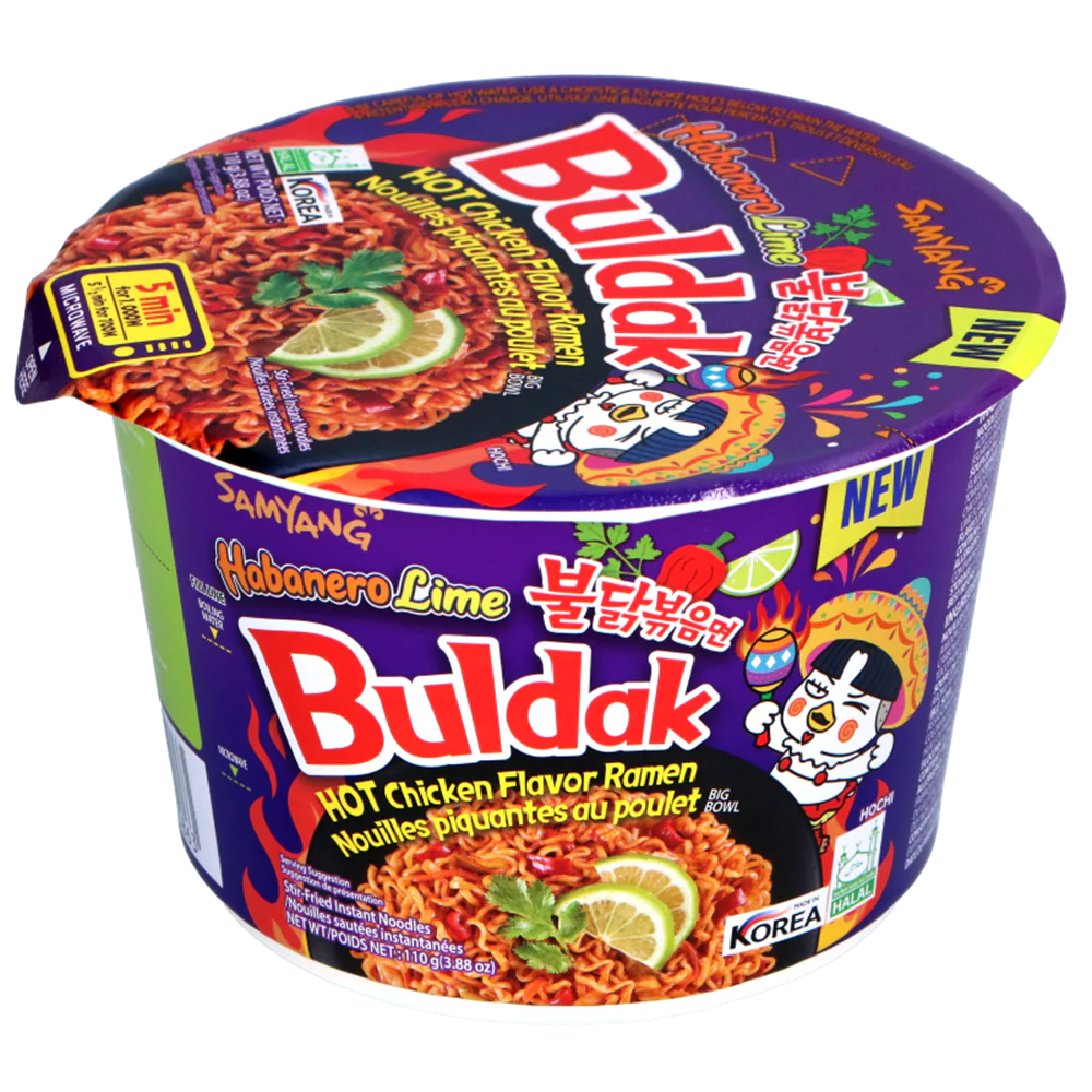 Samyang Buldak Habanero Lime Big Bowl 110g Noodles - Online Wholesaler ...