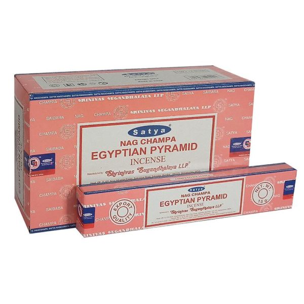Satya Egyptian Pyramid Incense Stick 12 pack - Online Wholesaler | JGM ...